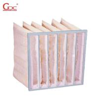China 2.65m2 Area Synthetic Bag Filter , EN779 Pocket Bag Air Filters Medium Efficiency for sale