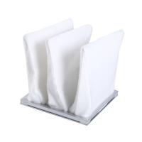 China F5 Efficiency Cleanroom Air Filter , 1000m3/h Synthetic Pocket Air Filter for sale
