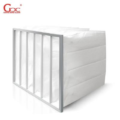 China F5 Efficiency Cleanroom Air Filter , 1000m3/h Synthetic Pocket Air Filter for sale