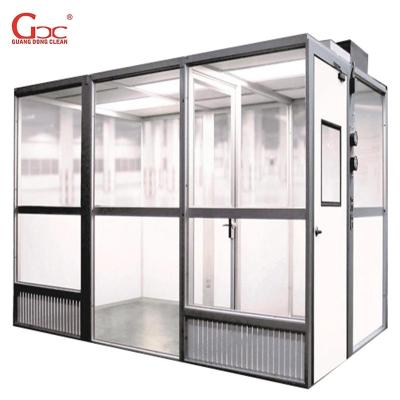 China Modular Cleanroom 50 m2 with 9 FFU for Pharmacy Air Cleanliness Control Southeast Asia for sale