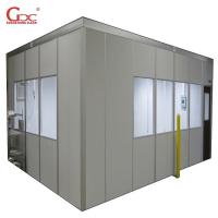 China Large 100 m2 Prefab Cleanroom with 18 FFU for Modular Cleanroom Southeast Asia for sale