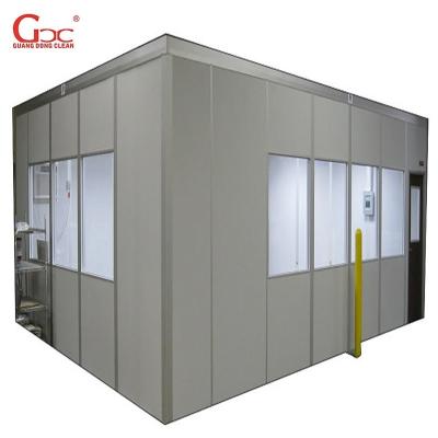 China Large 100 m2 Prefab Cleanroom with 18 FFU for Modular Cleanroom Southeast Asia for sale