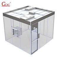 China Stainless Steel 15 m2 ISO 8 Clean Room Booth with Modular Cleanroom Wall Panels for Class 100 000 for sale