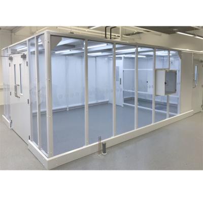 China Medical Masks Production FED STD 209E Prefab Cleanroom with Modular Clean Room For Sale for sale
