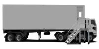 China Vehicle Mounted PCR Clean Room with Modular Clean Room Panels for Single Cabin Mobile Trailer for sale