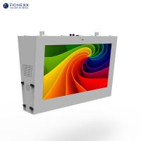 China 55inch Dual Sided Hanging Bus Stop Digital Signage IP55 Outdoor Display for sale