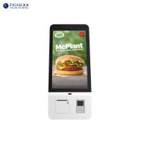 China 23.8inch PCAP Self Service Kiosk Commercial Self Ordering Touch Screen Solution for sale