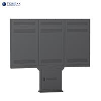 China 55inch TripleHead Drive Through IP66 Outdoor Digital Signage Totem for sale