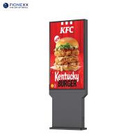 China 4K Outdoor Restaurant Advertising Display Screen Digital Signage Drive Thru System Menu Window  Boards Dooh  Kiosk for sale