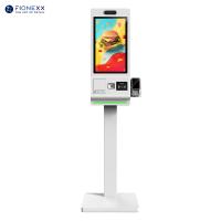 China 23.6inch Self Service Kiosks with QR Scanner and Thermal Printer for Fast Food and Retail for sale