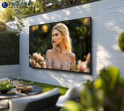 China Outdoor IP55 Weatherproof TV For Partial Sun With Compatible Wall Mount for sale