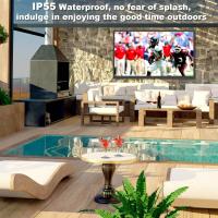 China 43-55 Inch IP55 4k UHD Poolside Weatherproof TV Rooftop Terrace TV Beach House Television Yacht/Marine TV for sale