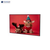 China Metal Back Shell QLED Touch Digital Menu Screen 4k Indoor Wall-Mounted LCD Advertising Machine for Optimal Display for sale