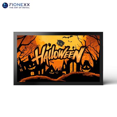 China Outdoor TV Full Sun 2000nit 3500nits 4k Television HD All Metal Housing 16 9 Aspect Ratio Home Theatre Waterproof TV for sale