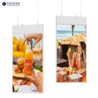 China Ceiling Mounted 55-65 Inch High Brightness LCD Display for Indoor Retail Advertising for sale