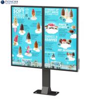 China Waterproof Outdoor Capacitive Touch Digital Signage Totem Digital Displays Drive Through  Menu Drive-thru Kiosk for sale