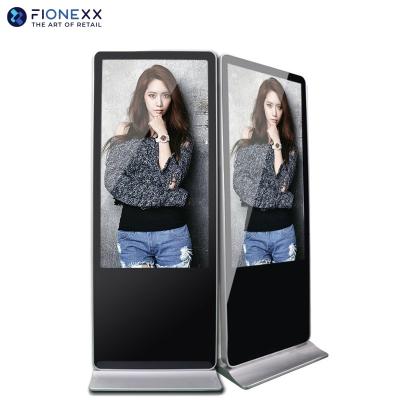 China High Resolution 1920*1080 Floor Stand Advertising Player Lcd Touch Screen Totem Ad Display for Digital Signage for sale