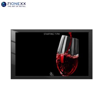 China 55 inch Black AD Board Outdoor Fanless Wall-Mounted Digital Signage for sale