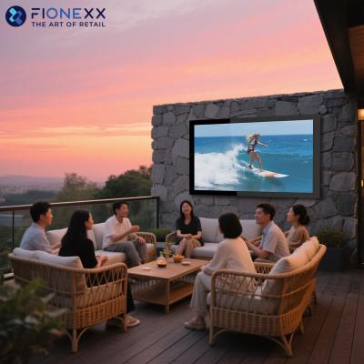 China HDMI Wireless Outdoor TV IP65 2500nits 4k 60 Hz Refresh Rate In Stock for sale