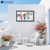China Waterproof QLED TV Full Sun 2000nit 3500nits 4k Television HD All Metal Housing IP65 IP66 Outdoor TV with Remote Control for sale
