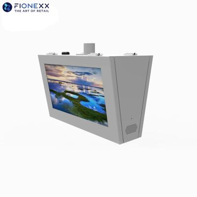 China 22inch Bus Stop Digital Signage 1500nits Vandal Resistance Pipe Hanging for sale