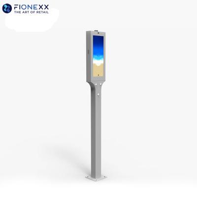 China Weather Proof IP65 Bus Stop Digital Signage Space Saving Floor standing for sale