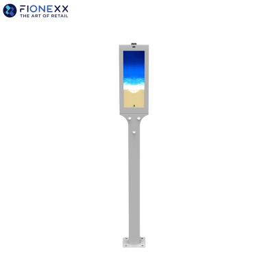 China 19inch Bus Stop Digital Signage High Brightness Pole Standing Information Totem for sale