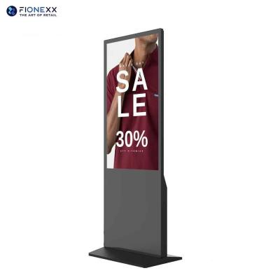 China Free Standing 49inch Digital Touchscreen Totem with 1920x1080 Resolution and 350nits for sale