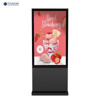 China 65inch 4K Digital Display Totem Indoor Freestanding Kiosk Advertising Display Screen for sale