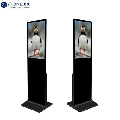 China Indoor 32inch Digital Display Totem Free Standing Digital Signage 350cd/m2 for sale