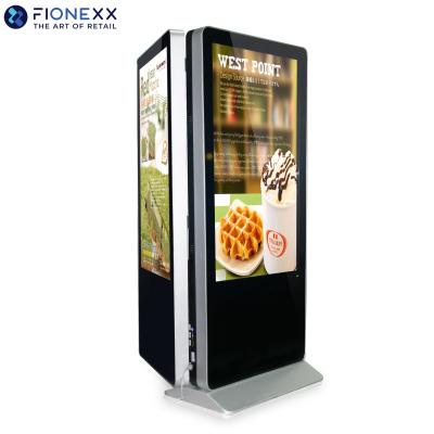 China Digital Signage LCD Advertising Smart Kiosk Vertical Totem Floor Standing Touch Screen Display with 1920*1080 Resolution for sale