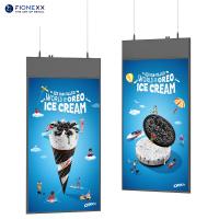 China 43inch Ultra Slim Dual Sided Hanging Display High-Definition Display Screens Used In Stores And Supermarkets for sale