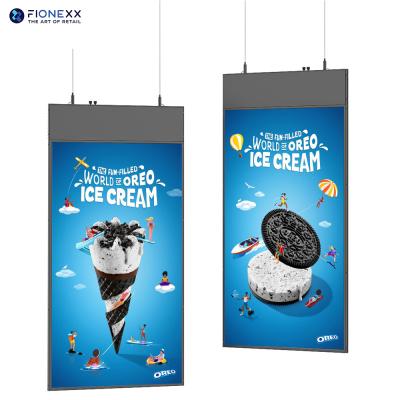 China 43inch Ultra Slim Dual Sided Hanging Display High-Definition Display Screens Used In Stores And Supermarkets for sale