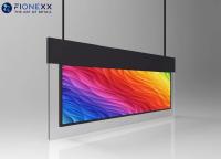 China Ultra Slim Dual Sided Hanging Display Landscape Display With Glass Margin 700nits + 700nits  The Suspended High-Definition Display Screen for sale