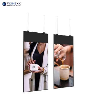 China OEM Double Sided Hanging Lcd Display Vertical Digital Display 700nits for sale
