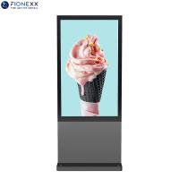 China RoHS Floor Standing Digital Signage Display Outdoor Lcd Advertising Player 100-240V for sale