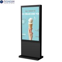 China Outdoor Durable Advertising Display Screen 49 Inch Black AD Board Outdoor Fanless Vertical Digital Totem for sale