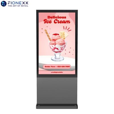 China Street Side Fanless Exterior Digital Signage Vertical Display  3840*2160 for sale