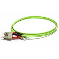 China Fibre Optic Cable Multimode ST Duplex MM OM2 50/125 3.0mm Fiber Patch Cord ST-LC UPC, 1M/2M/3M/5M/10M for sale