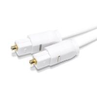 China Factory Outlet Digital Optical Audio Cable White Toslink SPDIF Ultra-Thin For Home Sound Bar Mini CD for sale