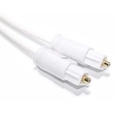 China Factory Outlet Digital Optical Audio Cable White Toslink SPDIF Ultra-Thin For Home Sound Bar Mini CD for sale