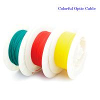 China Full Color PMMA Plastic Optical Fiber Cable Flame Retardant Polyolefin Insulated 5M/10M For Car/Home Decoration for sale