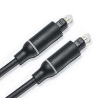 China 1.5M - 5M Toslink Digital Cable OD4.0 Black Plastic Connector For Home Theater CD Soundbar for sale