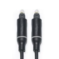 China 1.5M - 5M Toslink Digital Cable OD4.0 Black Plastic Connector For Home Theater CD Soundbar for sale