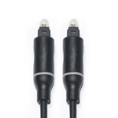 China 1.5M - 5M Toslink Digital Cable OD4.0 Black Plastic Connector For Home Theater CD Soundbar for sale
