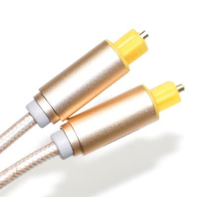 China OD4.0 Braided Toslink Digital Cable Plastic Shell Connector For Soundbar 1.8M 2.4M 3M for sale