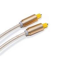 China OD4.0 Braided Toslink Digital Cable Plastic Shell Connector For Soundbar 1.8M 2.4M 3M for sale