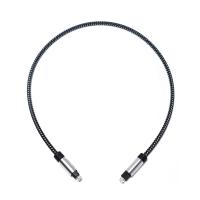 China Toslink Optical Audio Digital Cable SPDIF Cable Knited Rope Plated Shell Port For Home Theatre CD Player Soundbar for sale