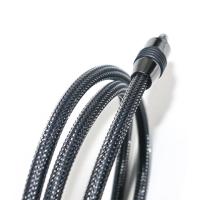 China Factory Outlet Brand New Toslink Audio Digital Cable Nylon Braided OD4.0 Metal Shell Gold Plated Connector for sale