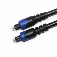 China TOSLINK Optical Audio Digital Cable OD6.0 ABS Connector Plated Gold Port For Home Theatre Soundbar CD Player 1M for sale